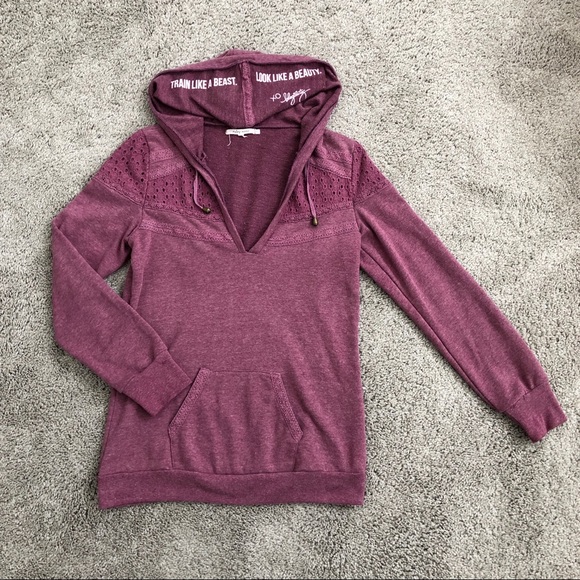 Blogilates | Tops | Blogilates Purple Pullover | Poshmark